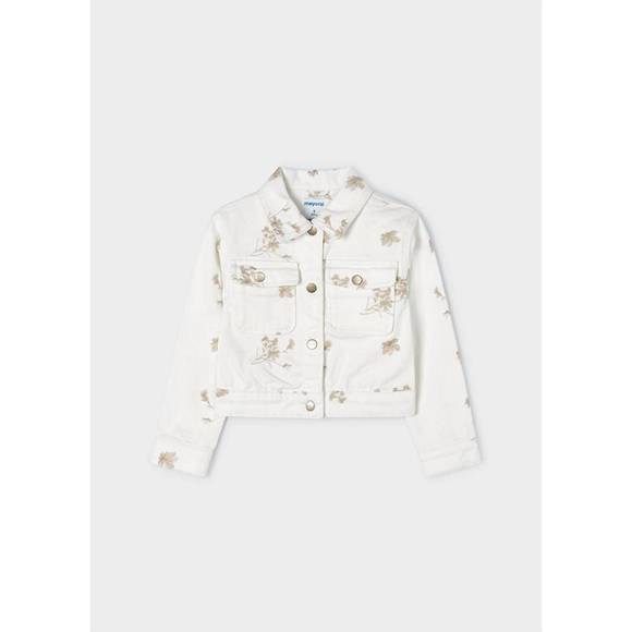 Mayoral | Jackets & Coats | New Mayoral Girls Embroidered Twill Jacket ...